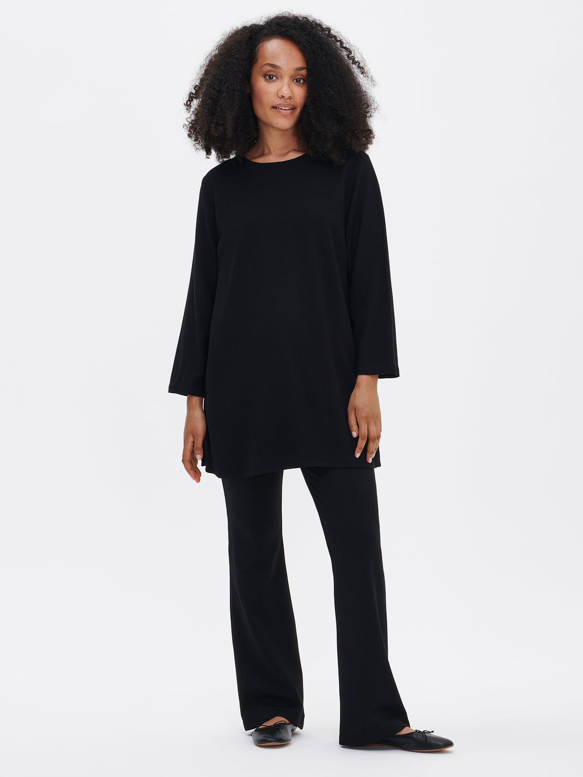 PIRITTA naisten tyylikäs tunika juhlaan - musta | Nanso